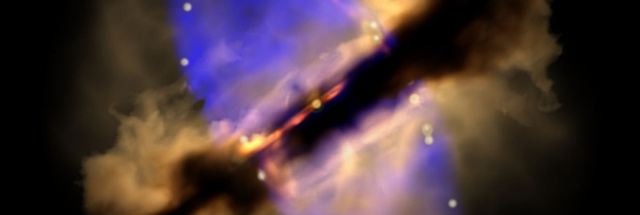 Scientists watch a massive protostar turn on the jets | Ars Technica
