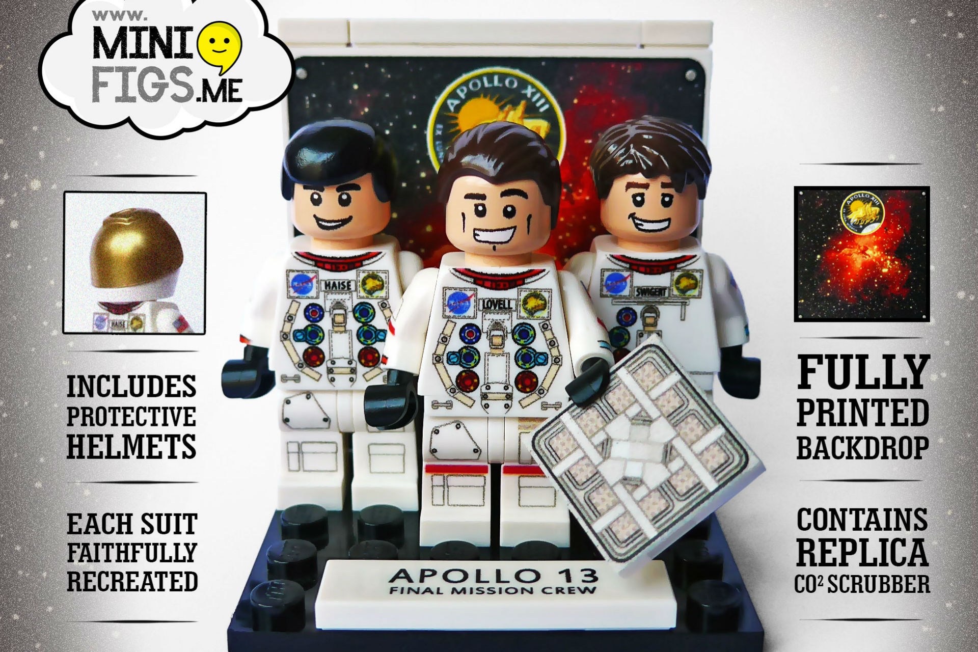 Apollo 13 crew immortalized in custom Lego set - Ars Technica