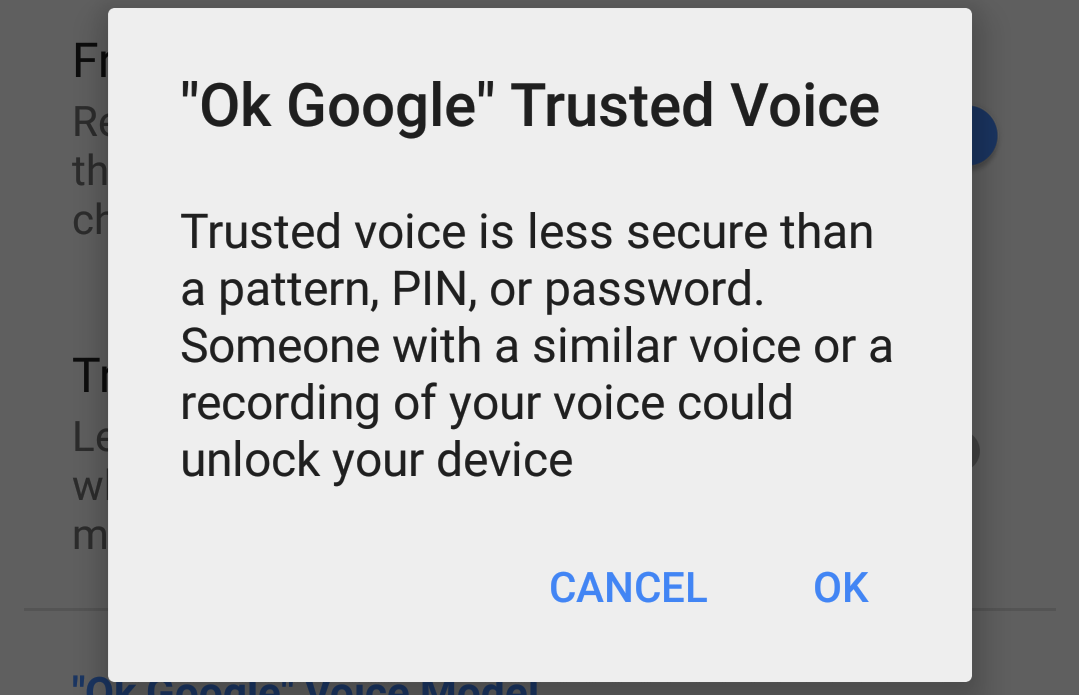 My voice is my passport: Android gets a “Trusted Voice” smart lock ...
