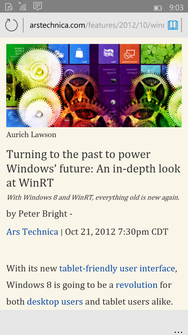 A closer look at the rather rough and not yet ready Windows 10 for ...