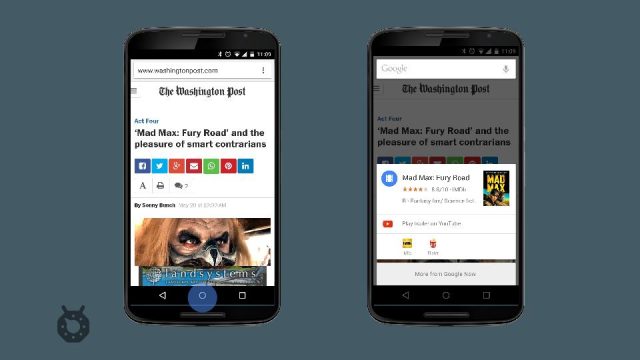 Android M’s “Google Now on Tap” shows contextual info at the press of a ...