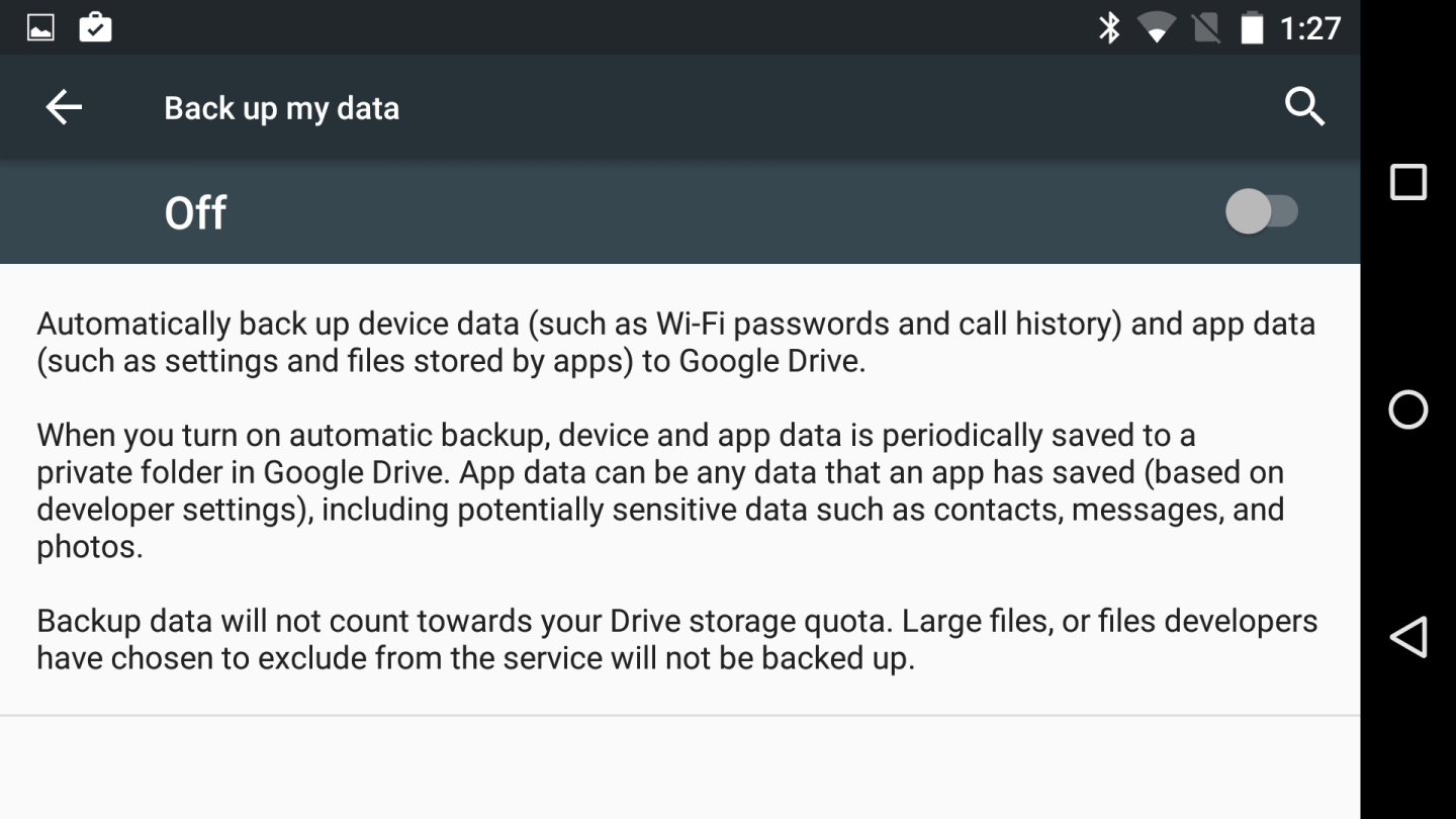 Android M makes another attempt at automated device backups - Ars Technica