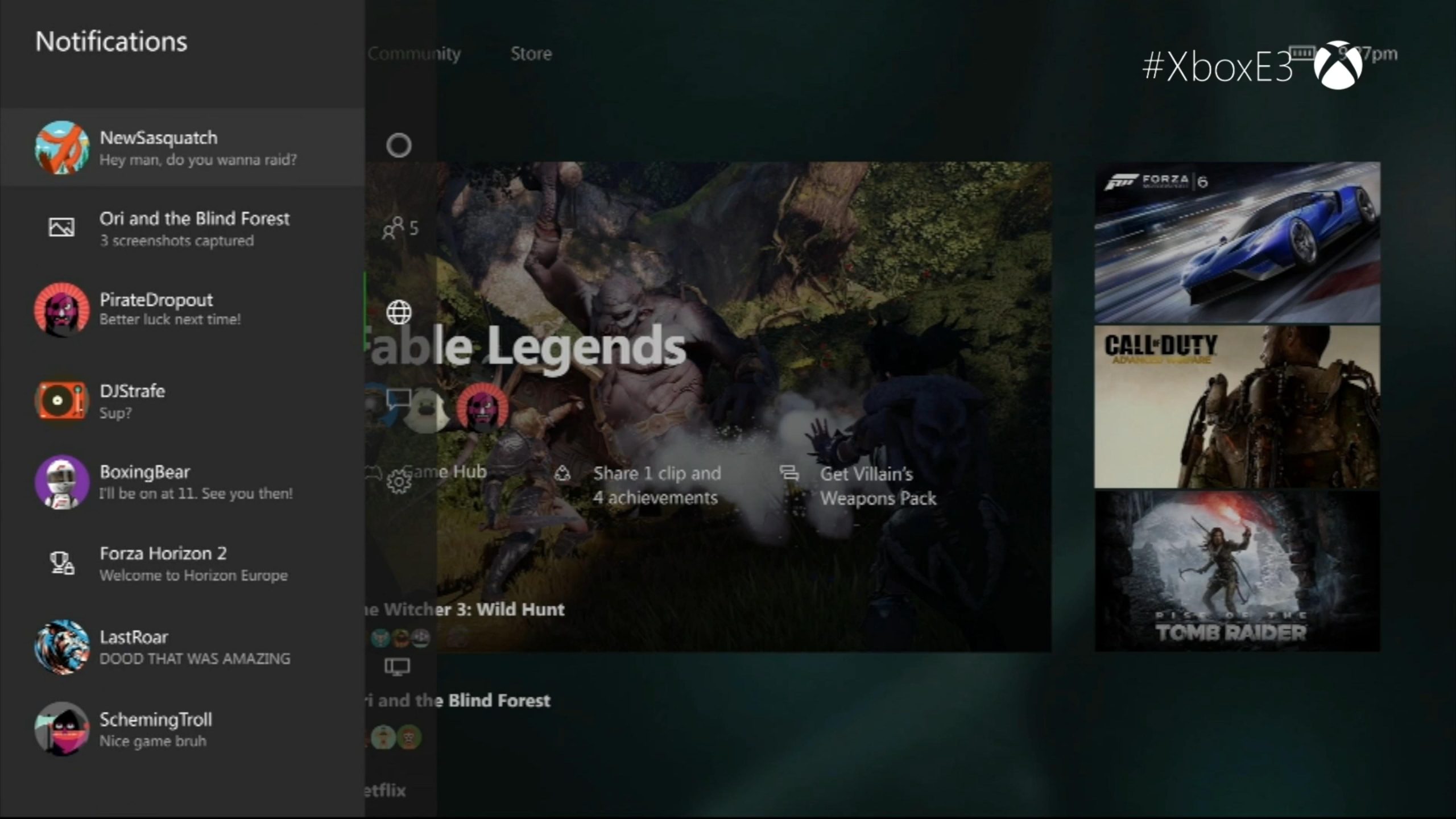 New Xbox One interface shown: Quicker, social, and Cortana-equipped ...
