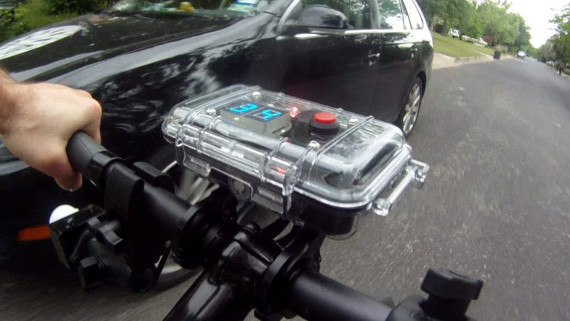 Police use ultrasonic device to make sure drivers stay 3 feet from ...