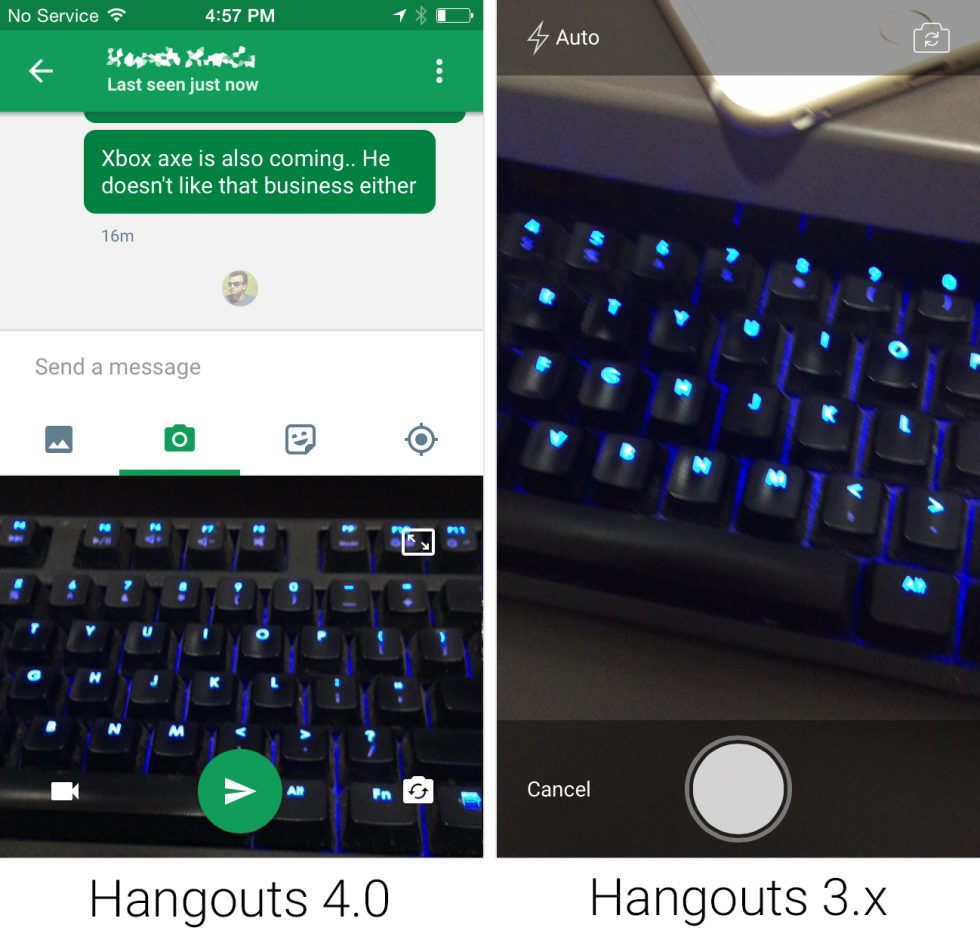 Gallery: Google launches redesigned Hangouts 4.0 on iOS - Ars Technica