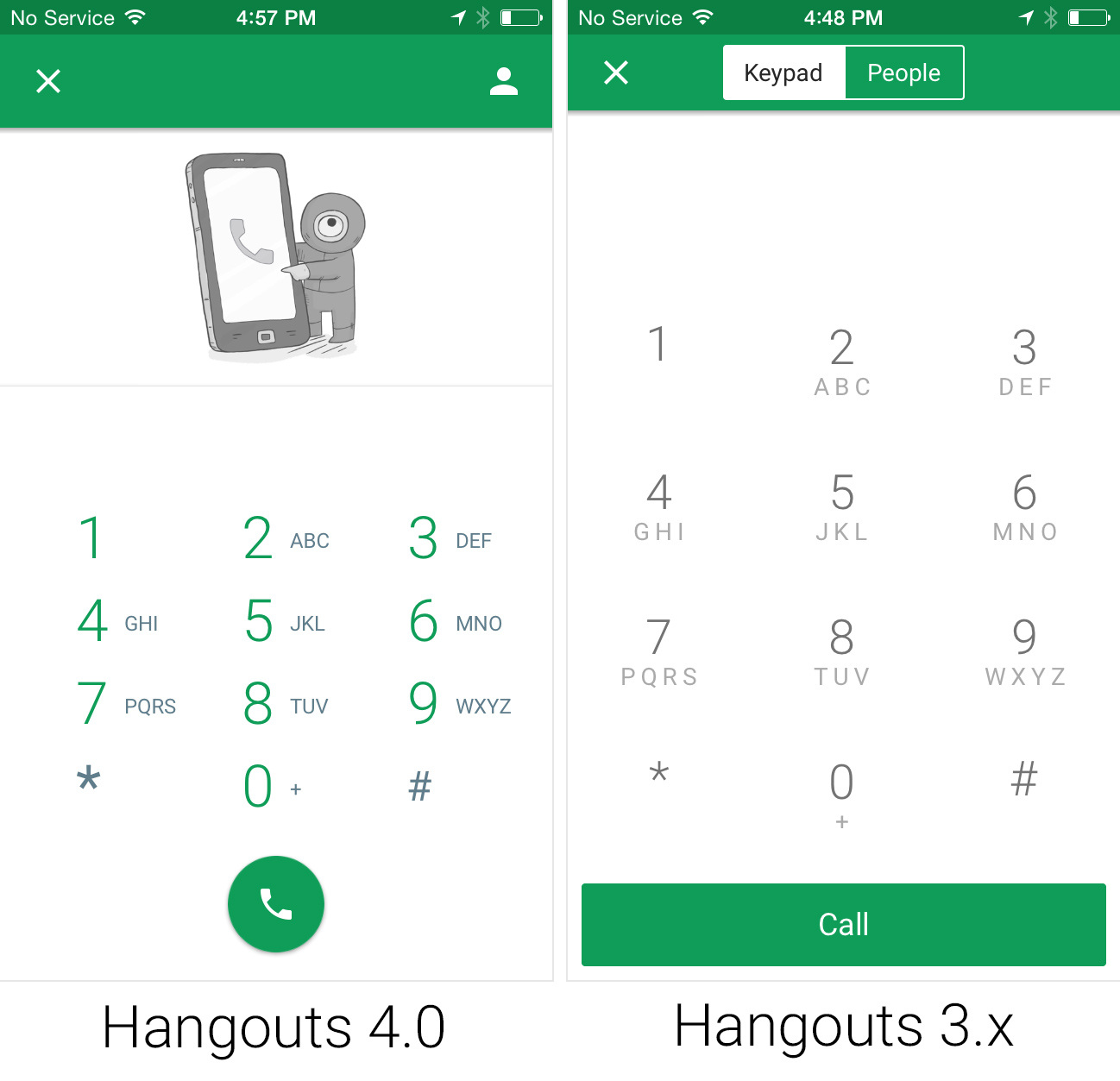 Gallery: Google launches redesigned Hangouts 4.0 on iOS - Ars Technica