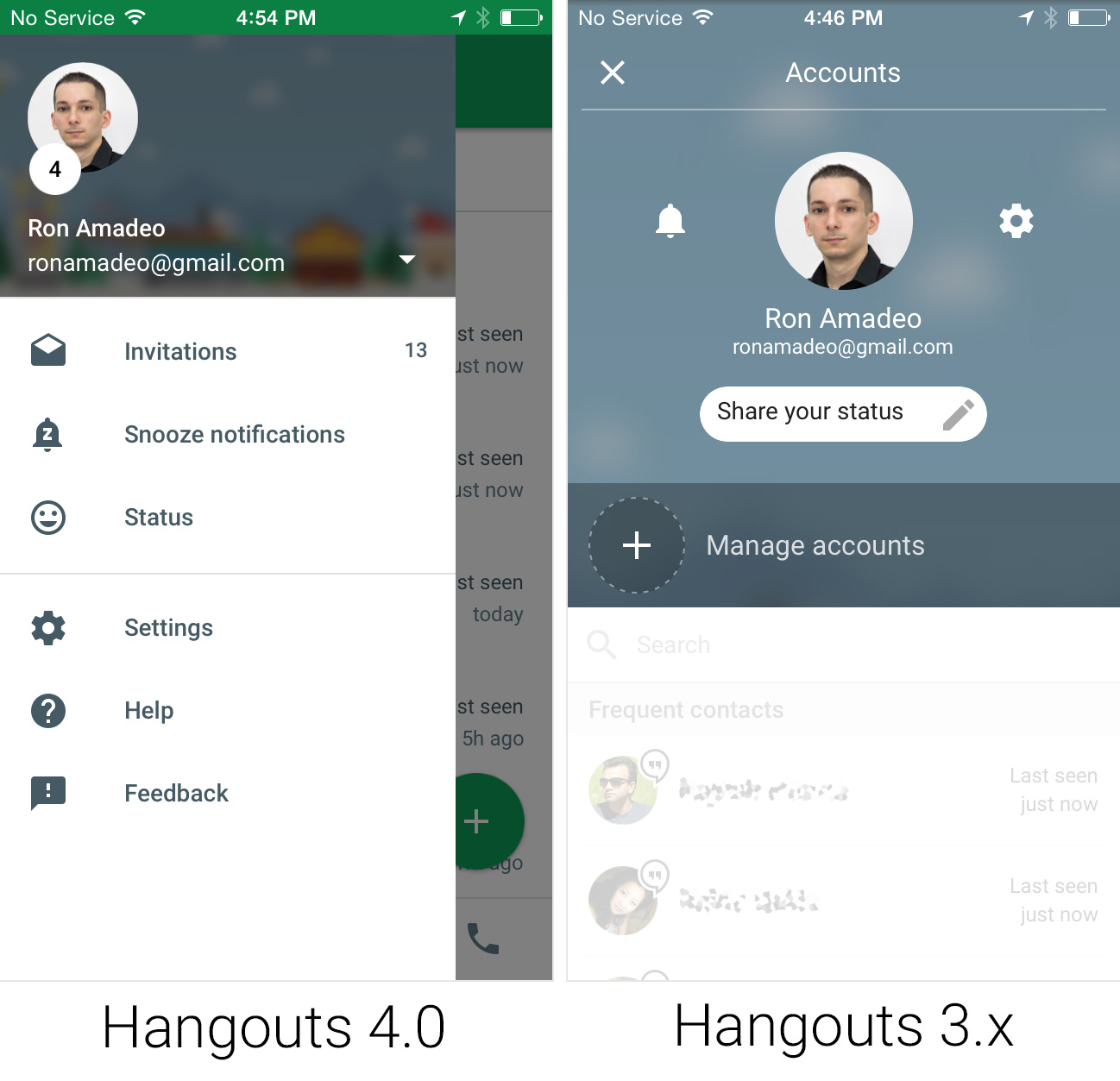 Gallery: Google launches redesigned Hangouts 4.0 on iOS - Ars Technica