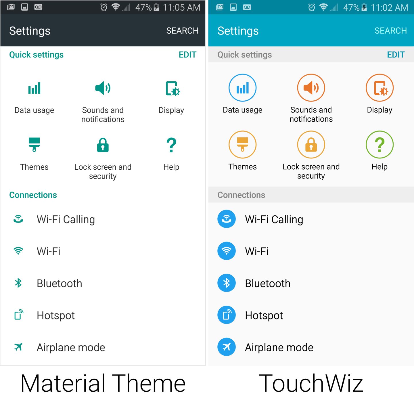 Gallery: The Galaxy S6 Theme Store gets a sweet stock Android theme ...