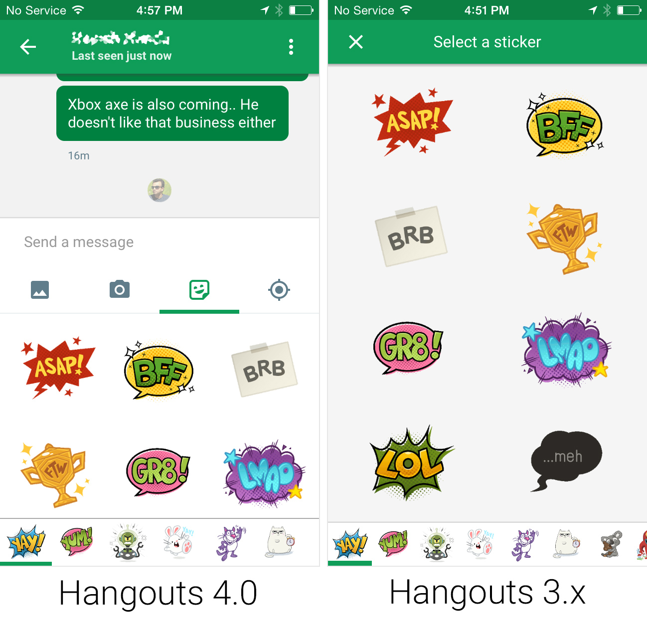 Gallery: Google launches redesigned Hangouts 4.0 on iOS - Ars Technica