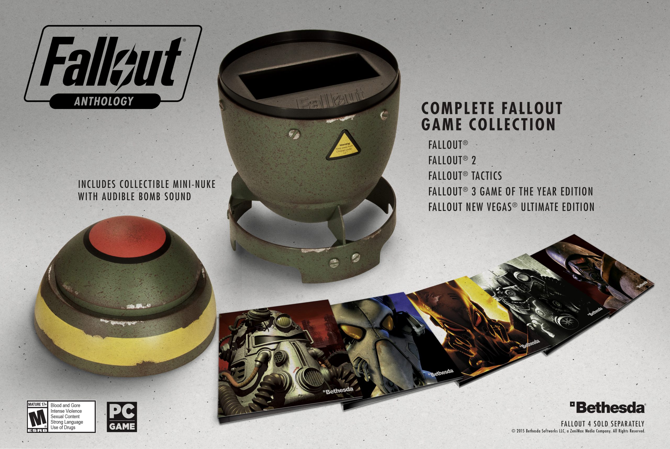 Fallout Anthology launching on September 29 in “mini-nuke” case - Ars Technica