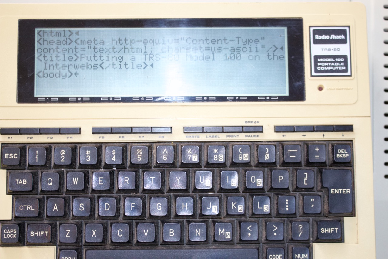 Back to the future: the TRS-80 Model 100 - Ars Technica