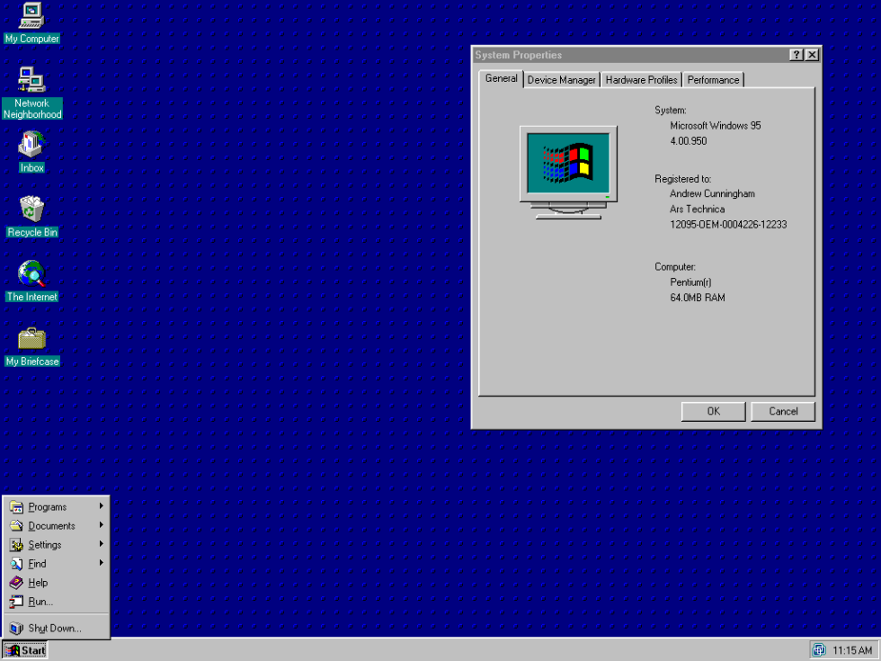 The Windows Start menu saga, from 1993 to today - Ars Technica