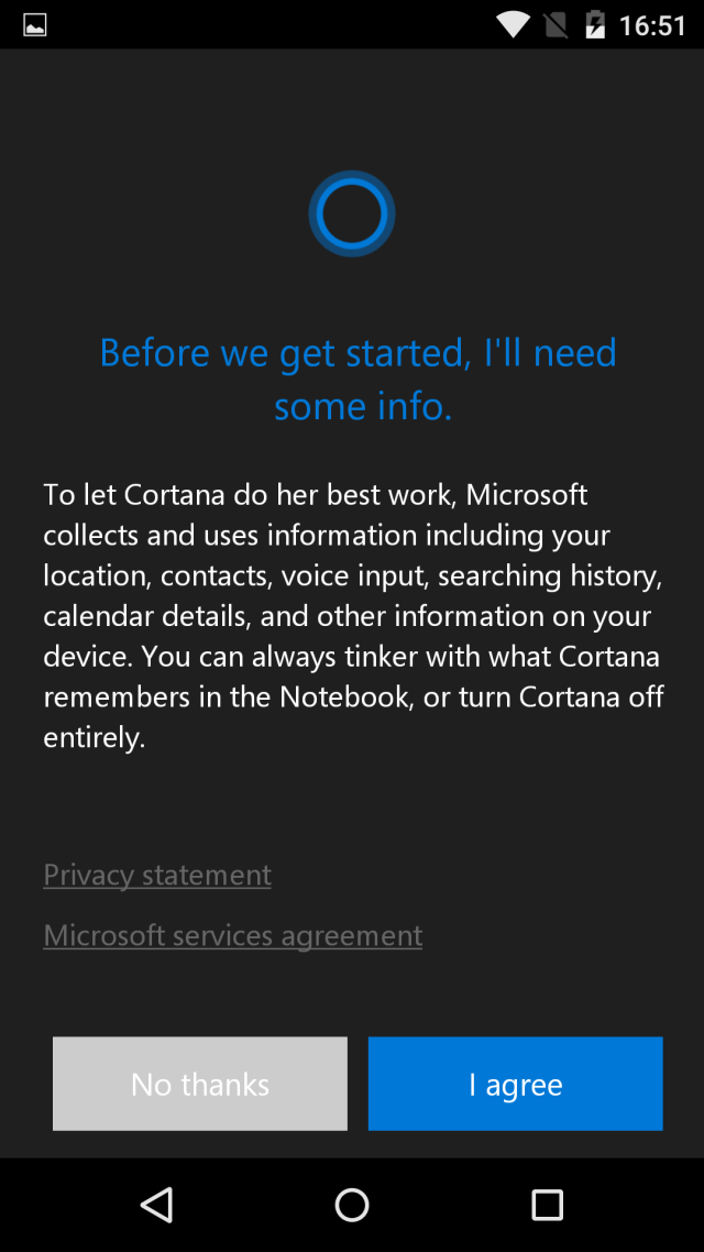 A first look at Microsoft’s Cortana running on Android - Ars Technica