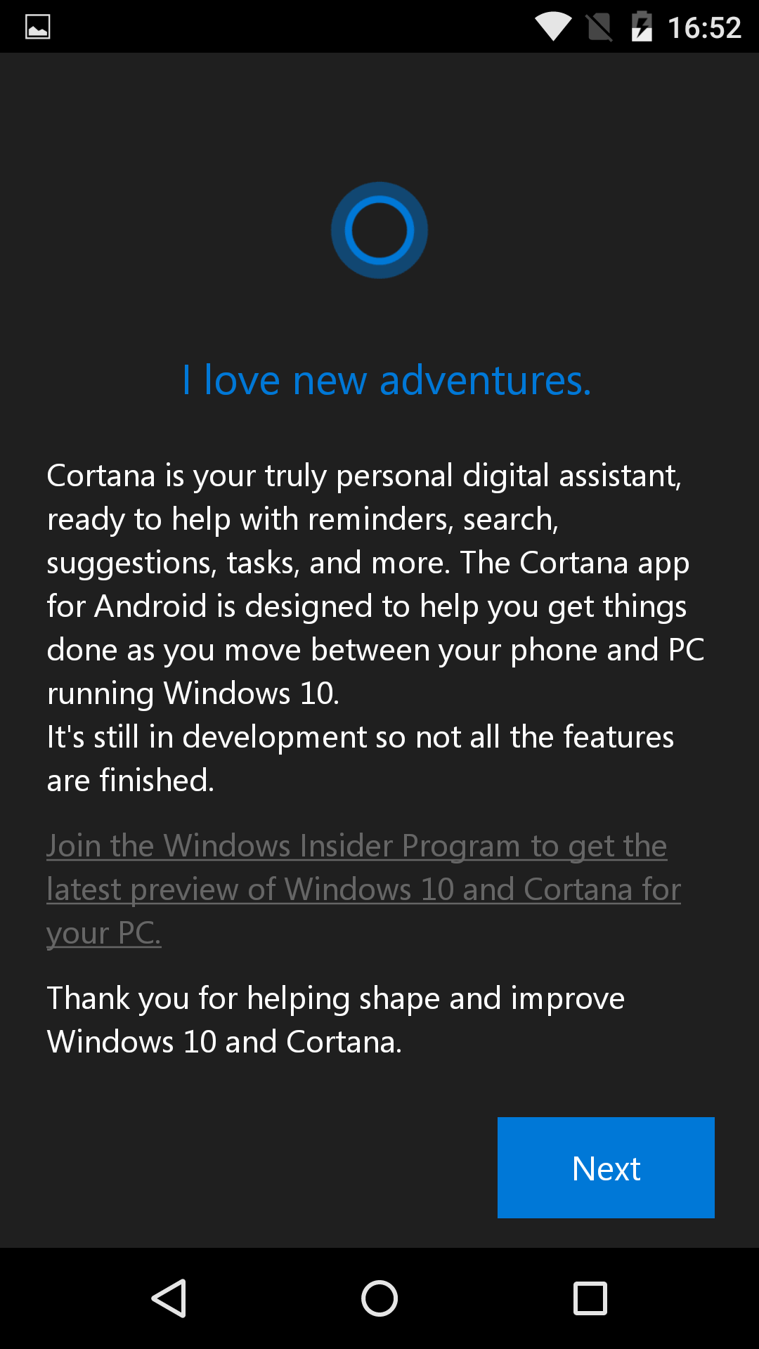A first look at Microsoft’s Cortana running on Android - Ars Technica