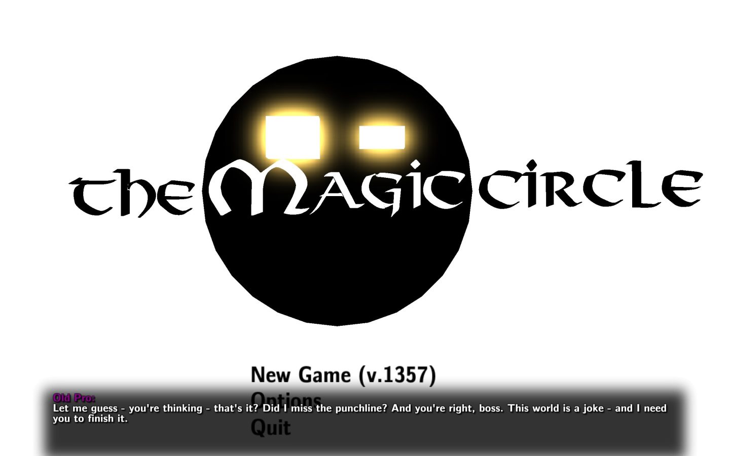 The Magic Circle is a video game about the difficulty of making games ...