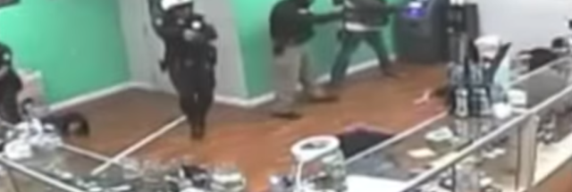 Cops filmed behaving badly say pot shop’s camera illegally recorded ...