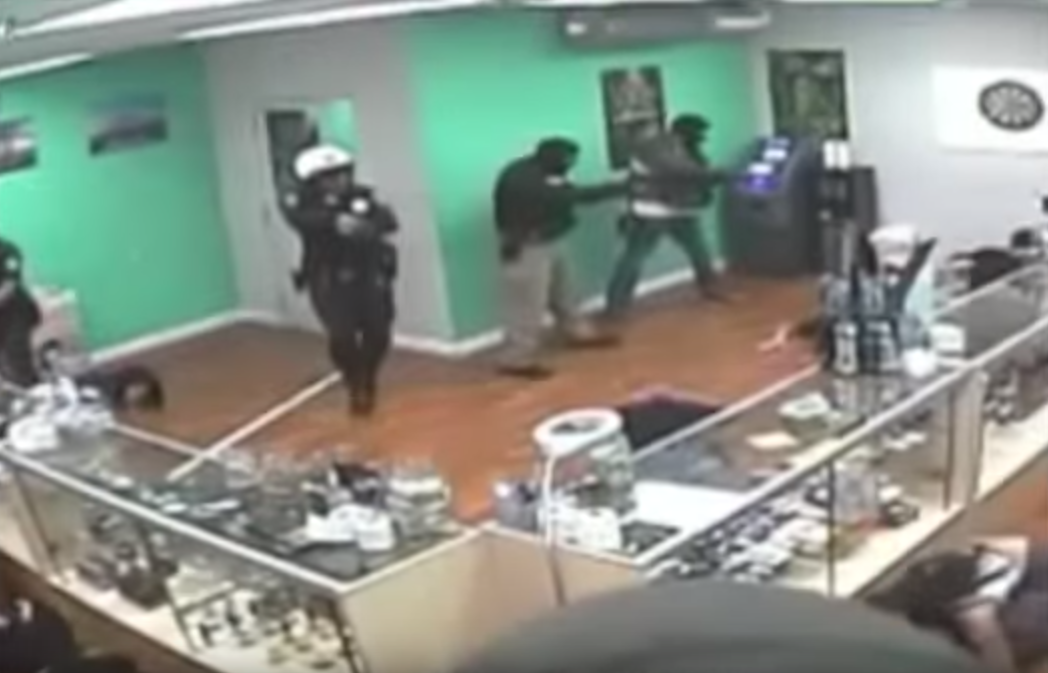 Cops filmed behaving badly say pot shop’s camera illegally recorded ...