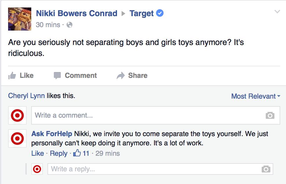 Facebook user gets away with nearly a full day of trolling Target ...