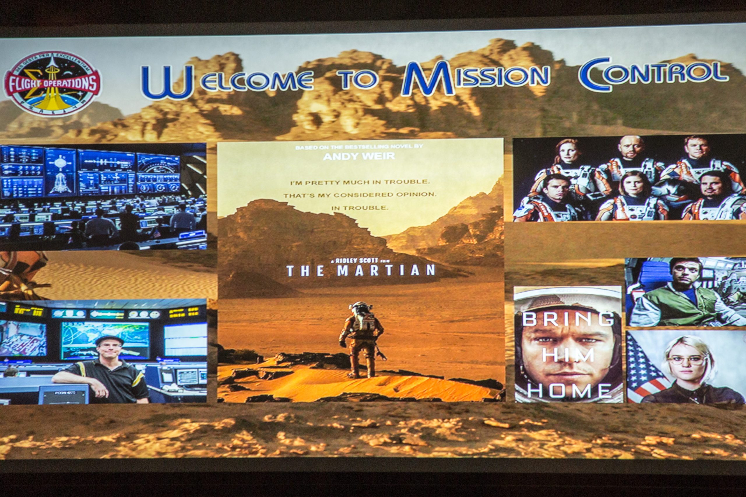 Exploring NASA’s Johnson Space Center with the cast of The Martian ...