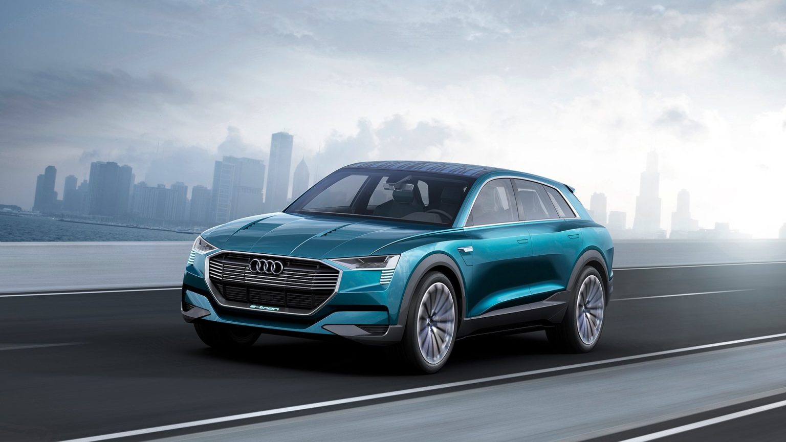 Audi’s e-tron quattro electric SUV: 310 mile range, arrives in 2018 ...