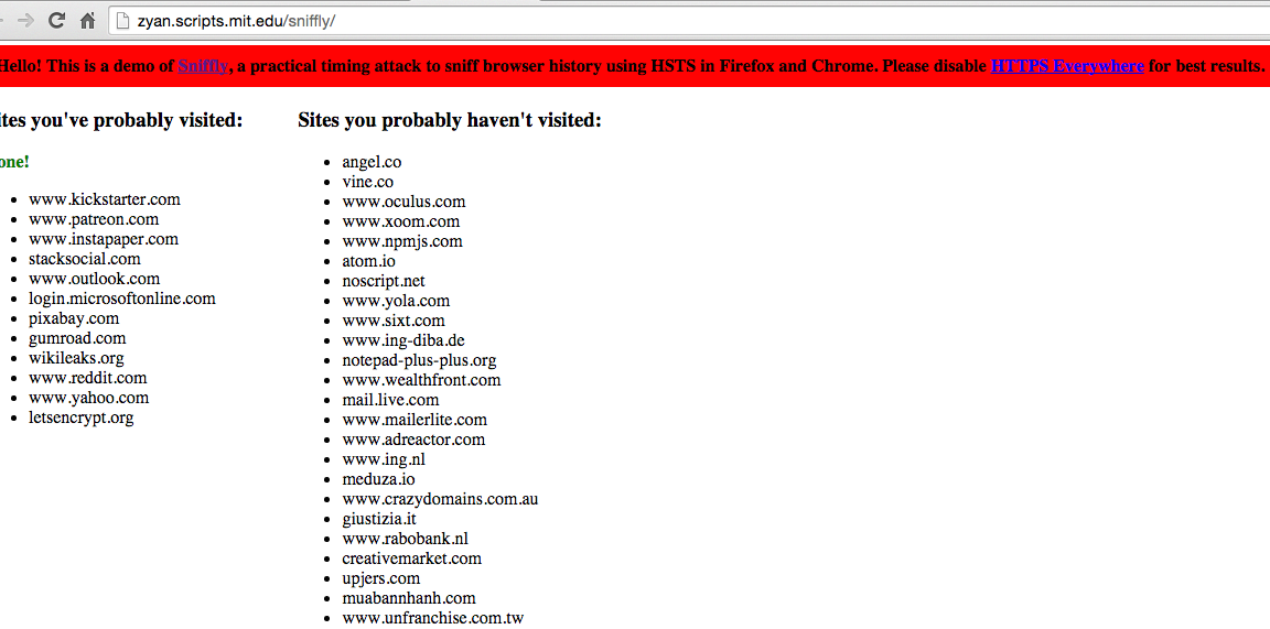 Unpatched browser weaknesses can be exploited to track millions of Web ...