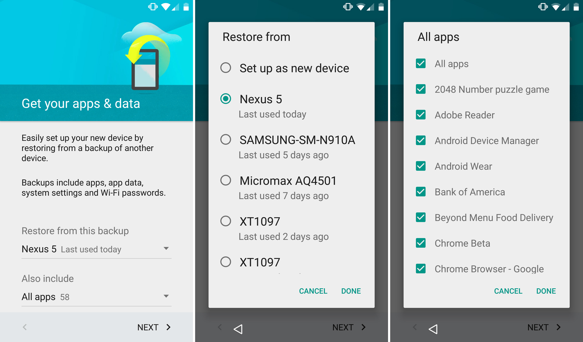 Android 6.0 has a great auto backup system that no one is using (yet ...