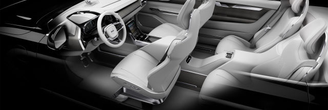 Hanging out in Volvo’s “Concept 26,” a reinvented seat for a self ...