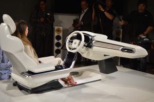 Hanging out in Volvo’s “Concept 26,” a reinvented seat for a self ...