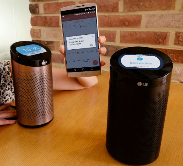 LG’s Amazon Echo-like device controls smart home devices and plays ...