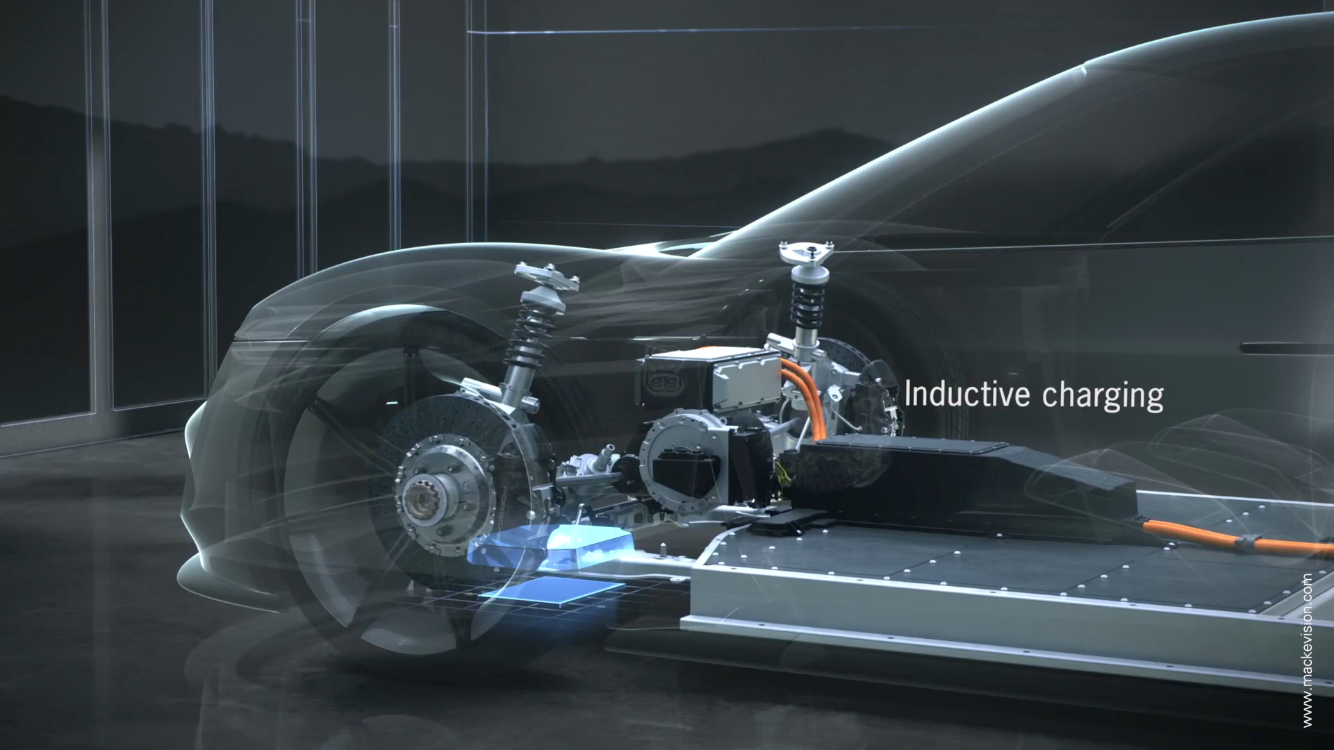 CGI gives us the first glimpse inside Porsche’s electric Mission E ...