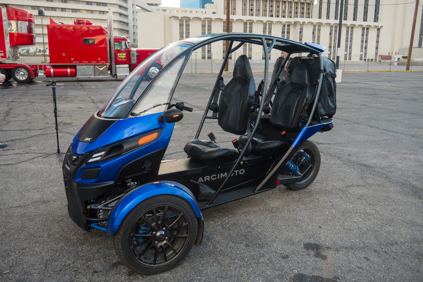 The Arcimoto SRK electric vehicle is the most fun thing we did at CES ...