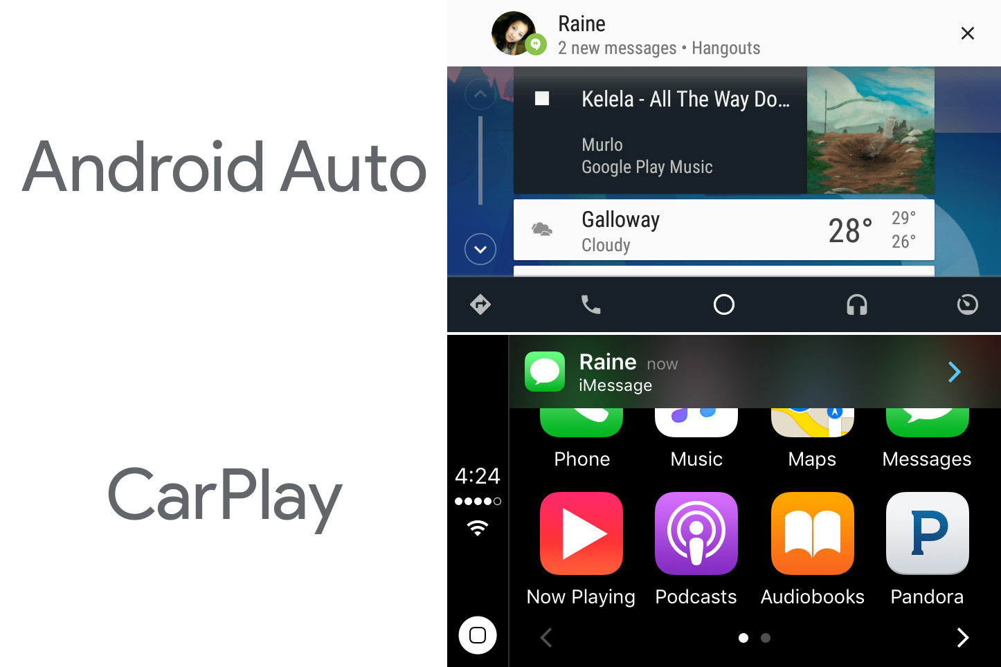 CarPlay vs Android Auto: Different approaches, same goal - Ars Technica