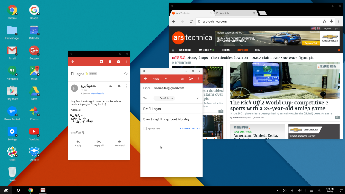 Forget split screen—Android N code hints at a “Freeform Windows” mode ...