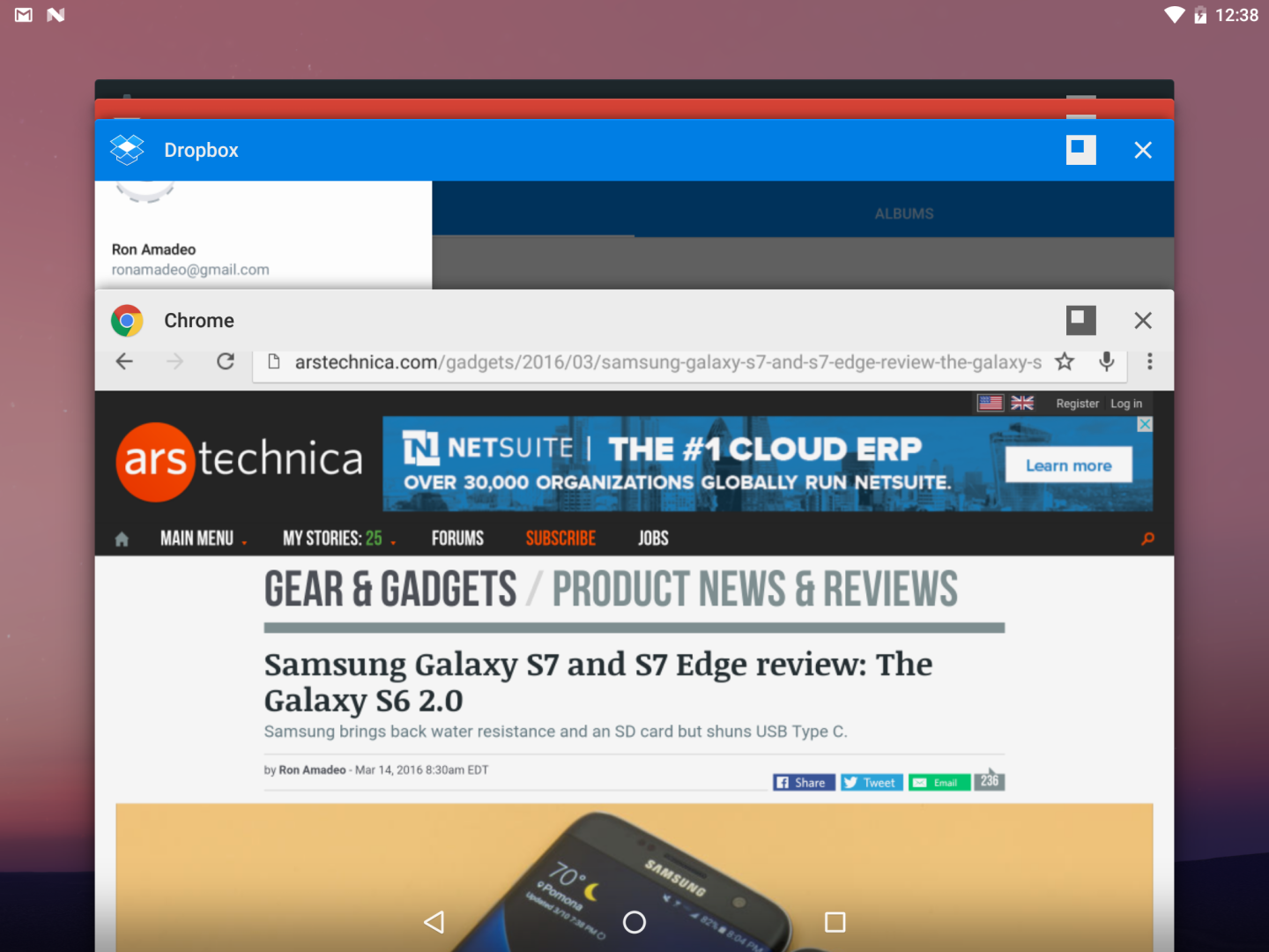 This Is Android Ns Freeform Window Mode Ars Technica