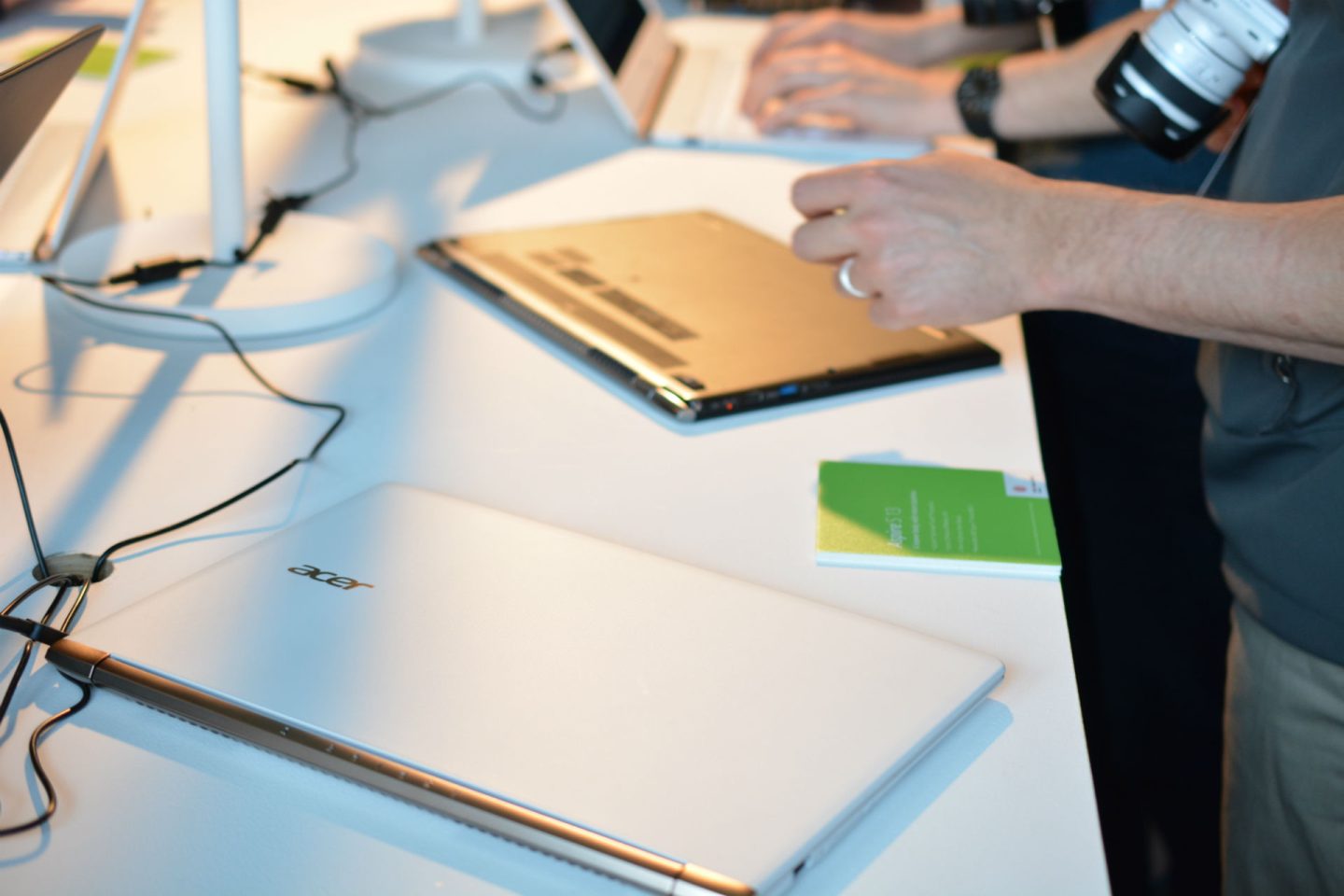 Acer unveils a liquid-cooled laptop, simplified UI tablet for “super ...