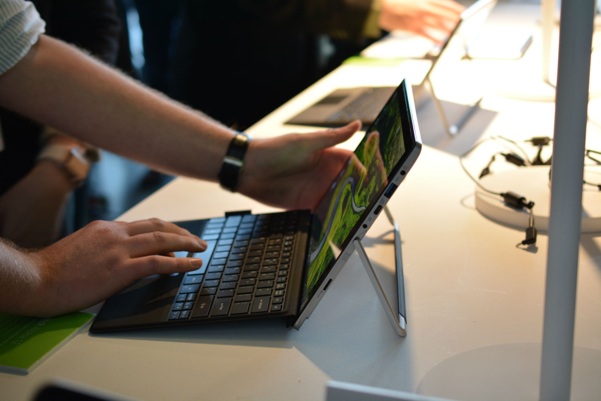 Acer unveils a liquid-cooled laptop, simplified UI tablet for “super ...