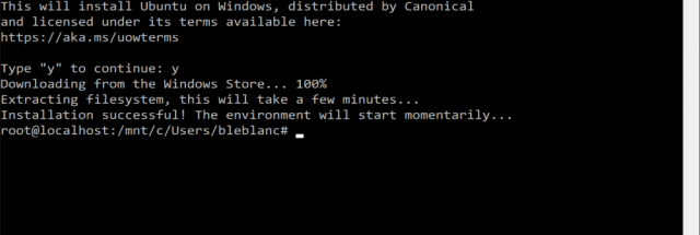 First Windows 10 preview with bash support is out now | Ars Technica