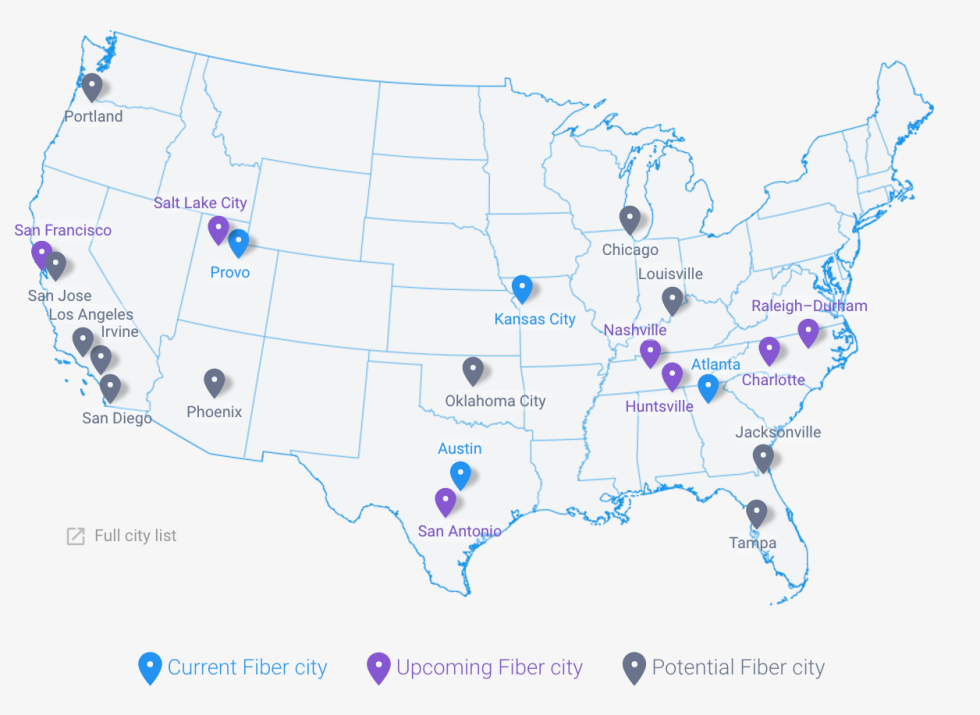 Google Fiber planning wireless home Internet where fiber is too pricey ...