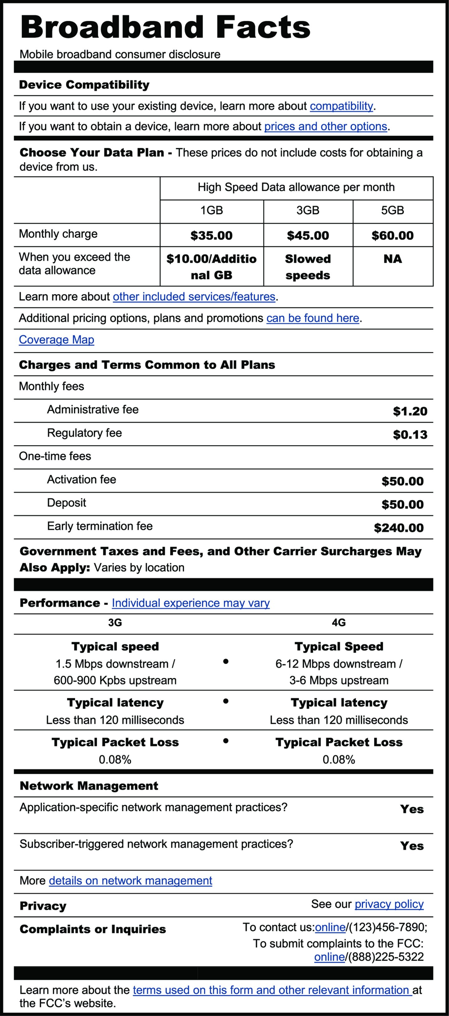 FCC’s “nutrition labels” for broadband show speed, caps, and hidden ...