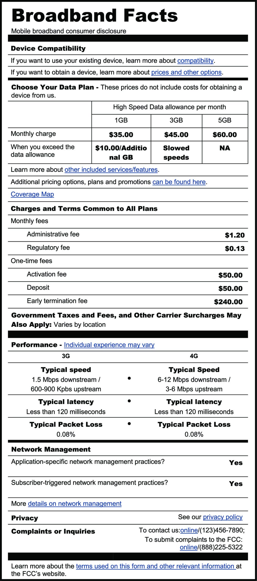 FCC’s “nutrition labels” for broadband show speed, caps, and hidden ...