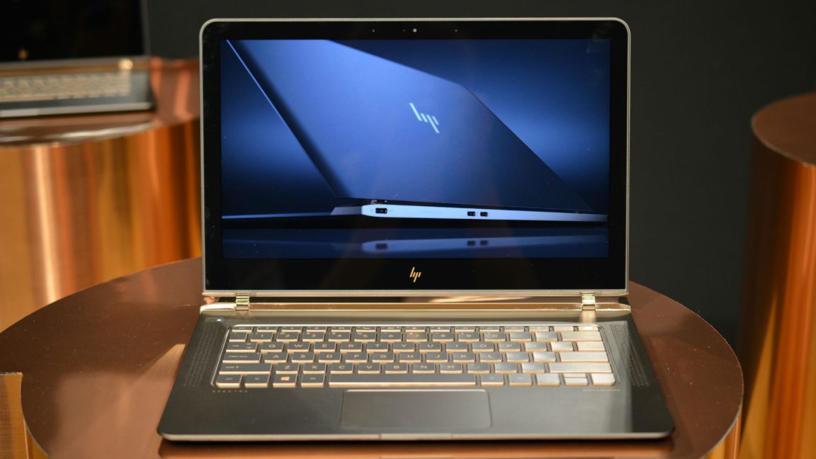 HP goes for bling with new super-thin, copper-accented Spectre notebook ...