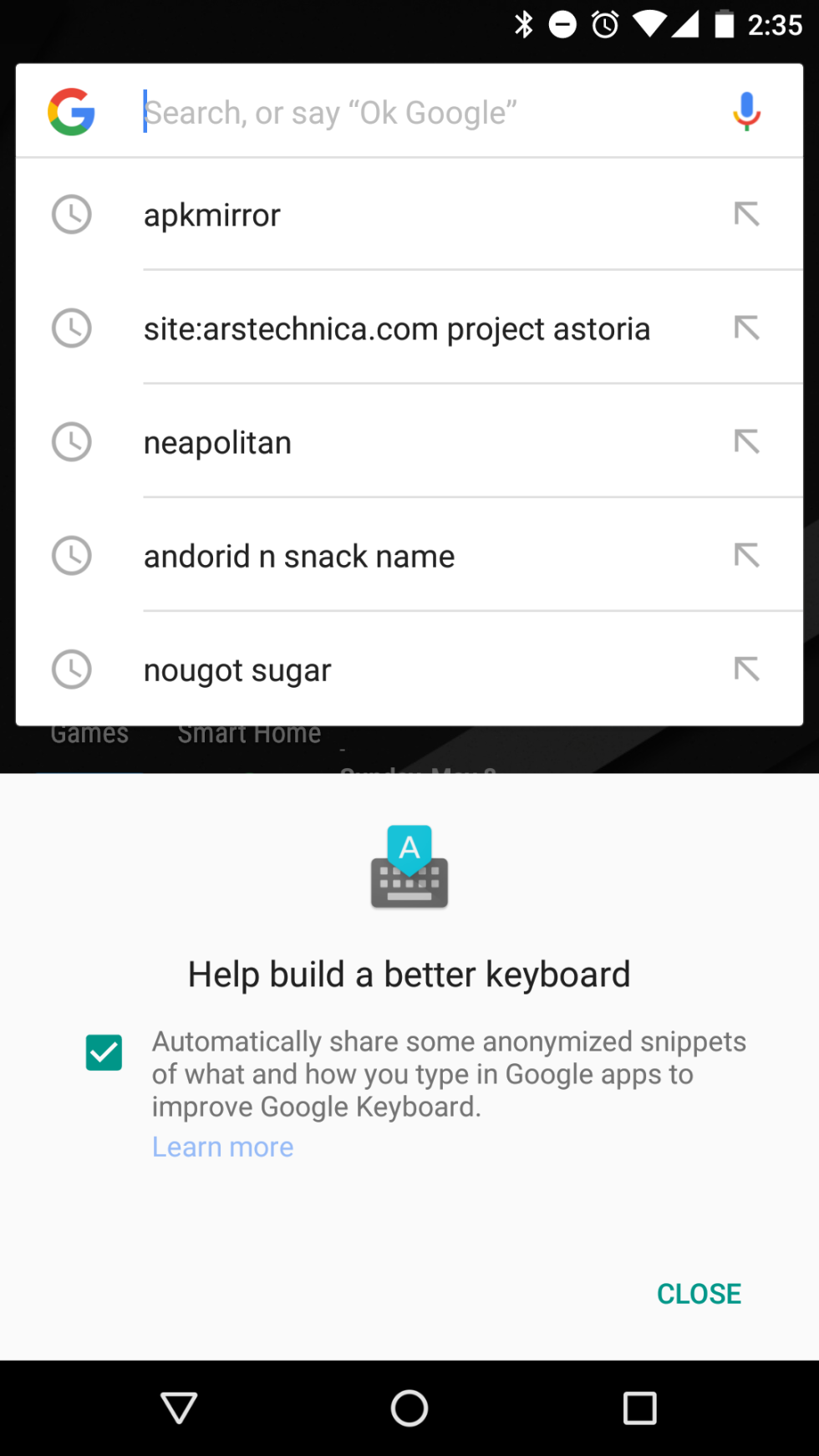 Google’s Android keyboard hits version 5.0, now has fine cursor control ...