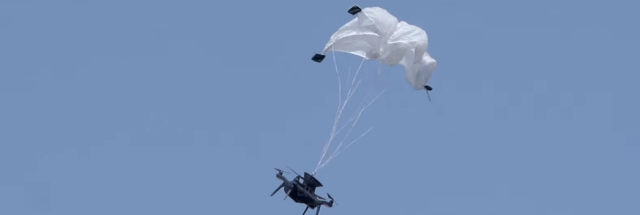New drone parachute saves falling drones—and the people under them ...