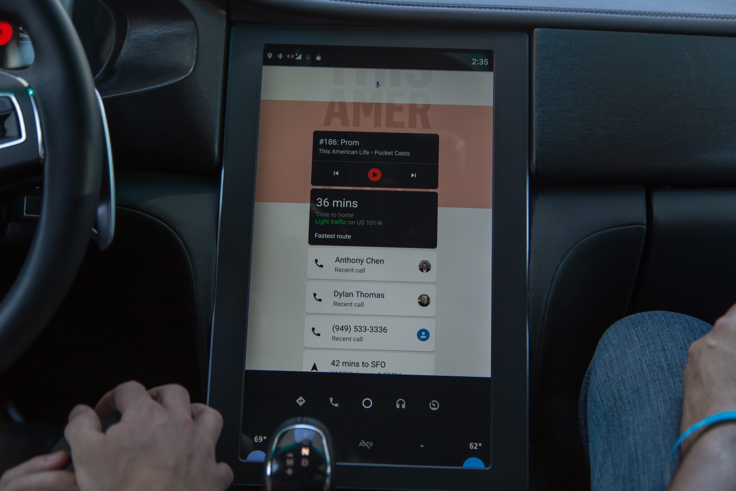 Google shows off its car infotainment operating system, built into ...