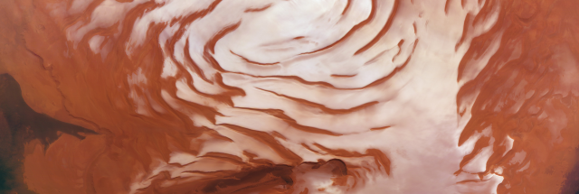 Martian ice caps tell story of massive climate shifts | Ars Technica