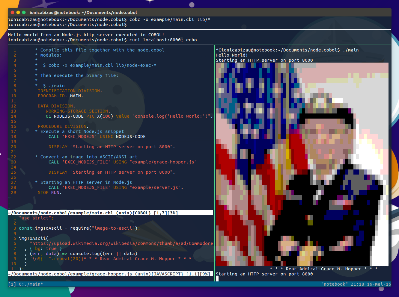 Who put this JavaScript in my COBOL? Node.cobol, that’s who - Ars Technica