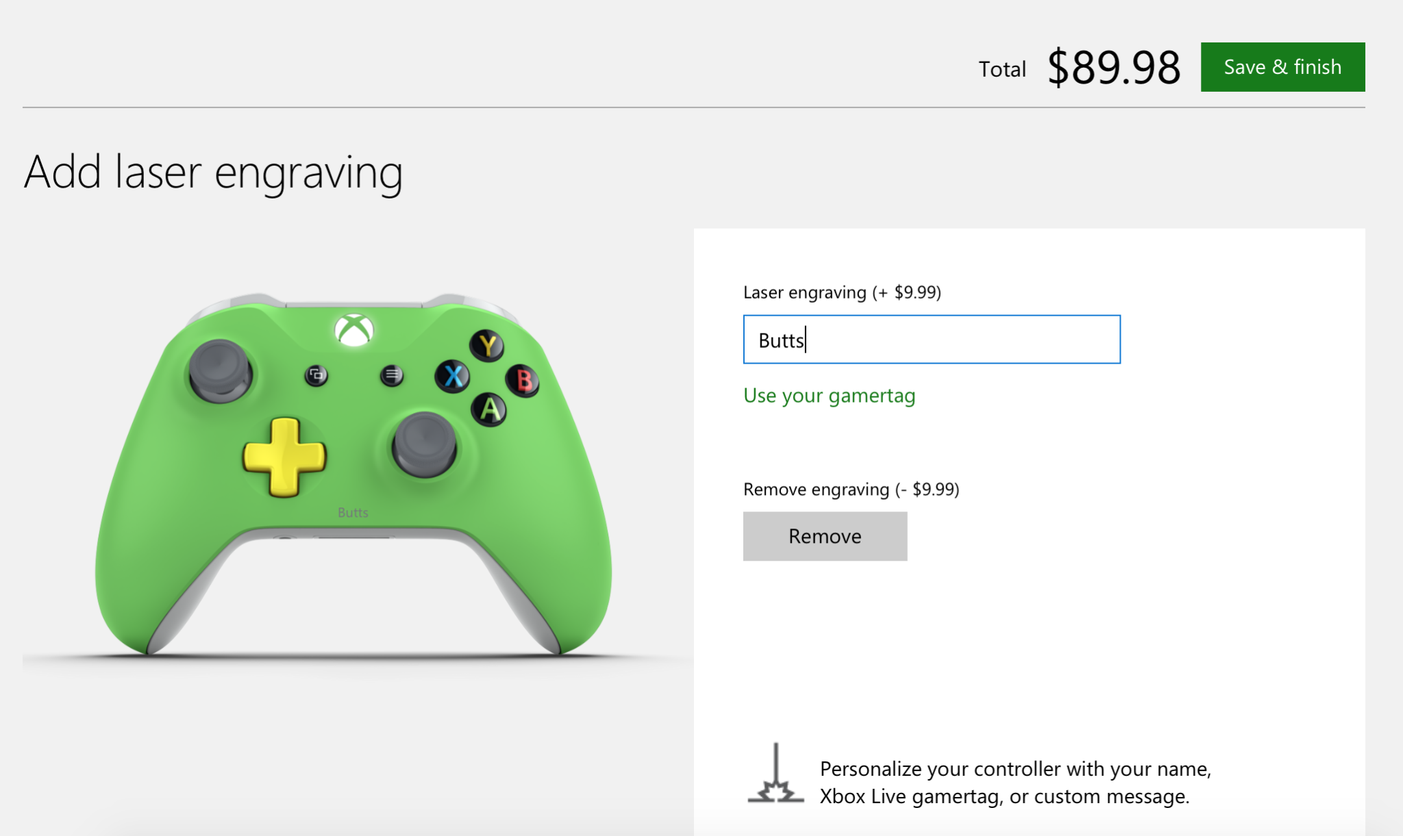 Get your own customized Xbox One controller for $79.99 - Ars Technica