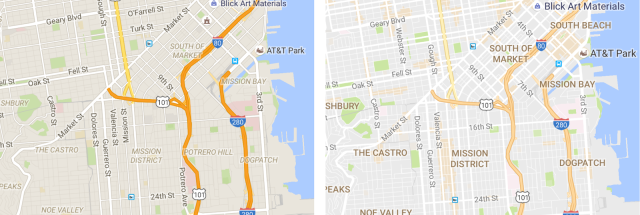 Google Maps cleans up map design, adds “areas of interest” highlight ...