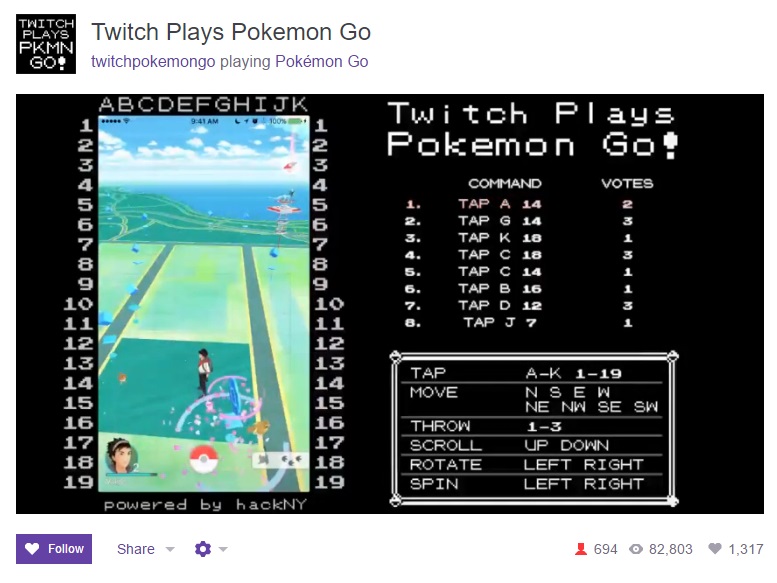 Twitch Plays Pokemon Go combines two unavoidable gaming trends - Ars ...