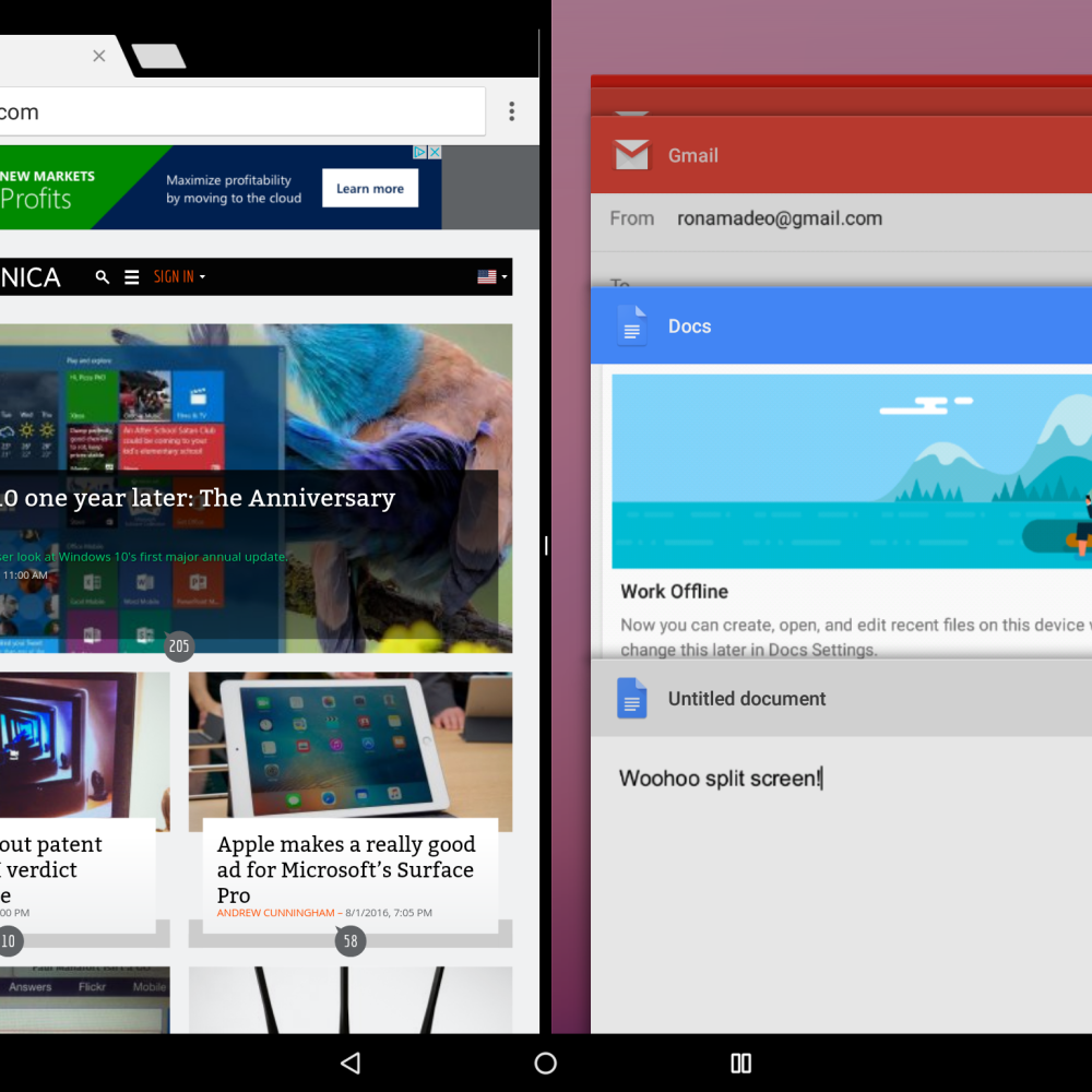 Android’s split-screen multitasking mode needs some help from developers - Ars Technica